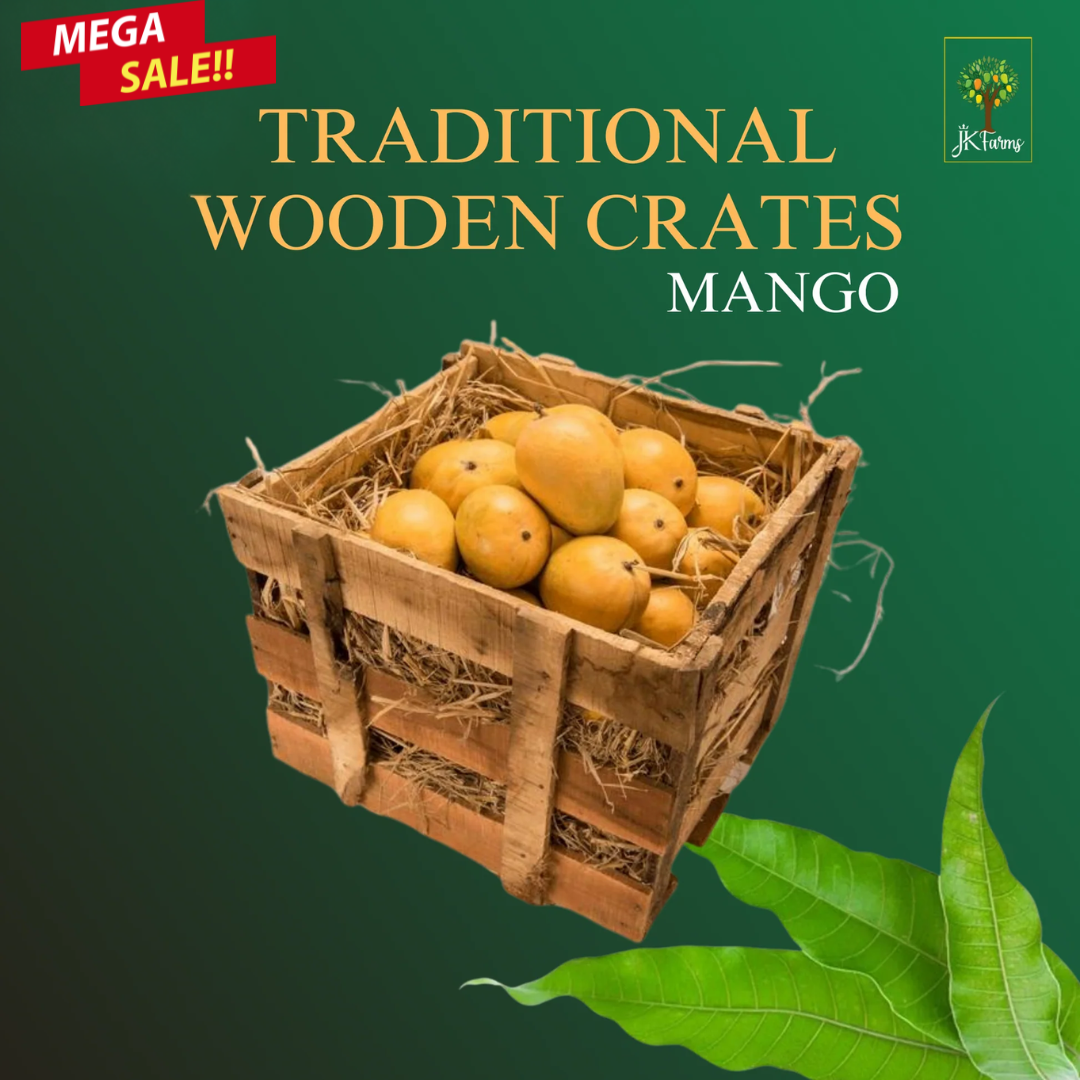 Mangoes in Traditional Wooden Crates (9.5 KG)